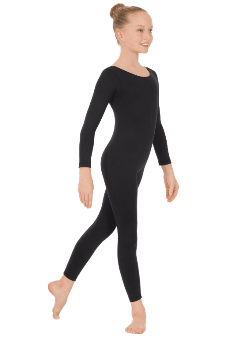 Eurotard 10129C Cotton/Lycra Long Sleeve Unitard - Child — DanceWear Corner