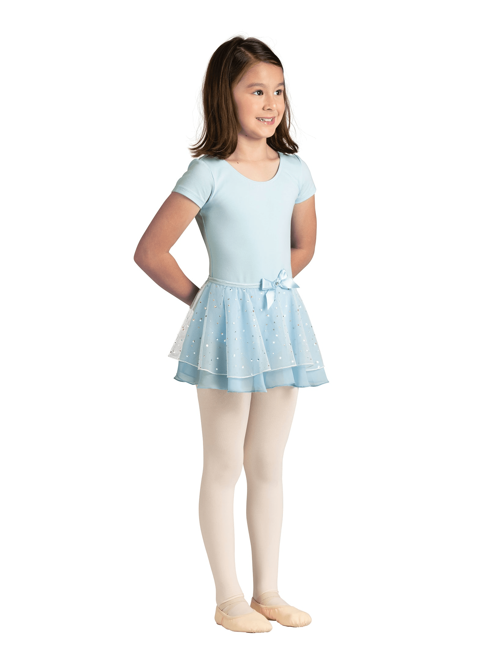 Danznmotion Girls Crystal Sparkle Dance Skirt – DanceWear Corner