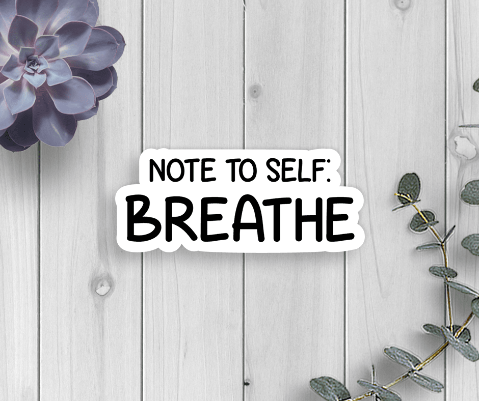 Breathe Vinyl Sticker — DanceWear Corner