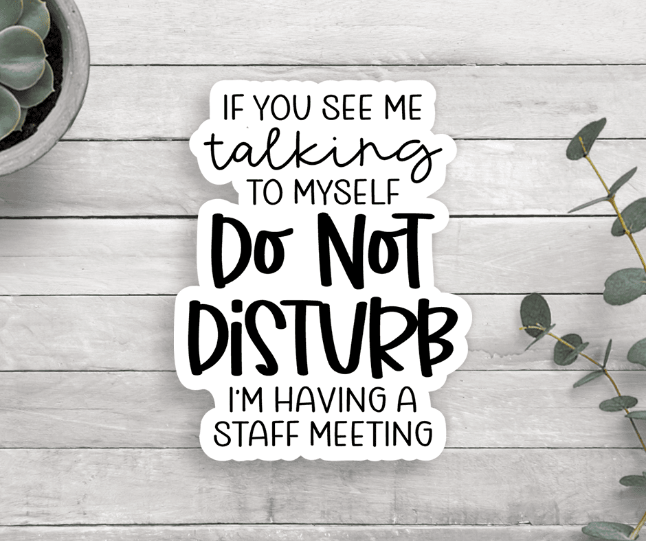 Do Not Disturb Vinyl Sticker — DanceWear Corner