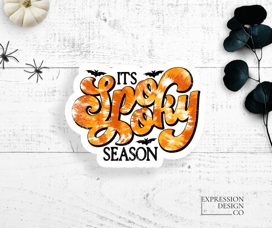 It's Spooky Season Vinyl Sticker, Halloween Sticker — DanceWear Corner